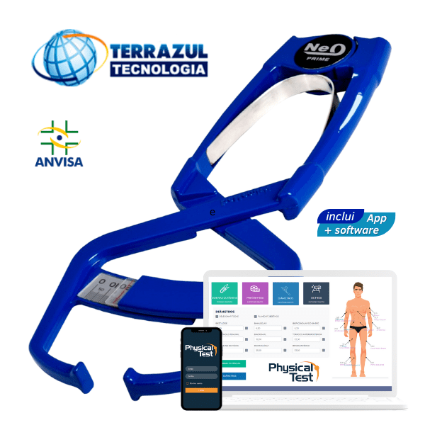 Adipômetro Clínico Azul Prime Med | Terrazul Tecnologia Ltda